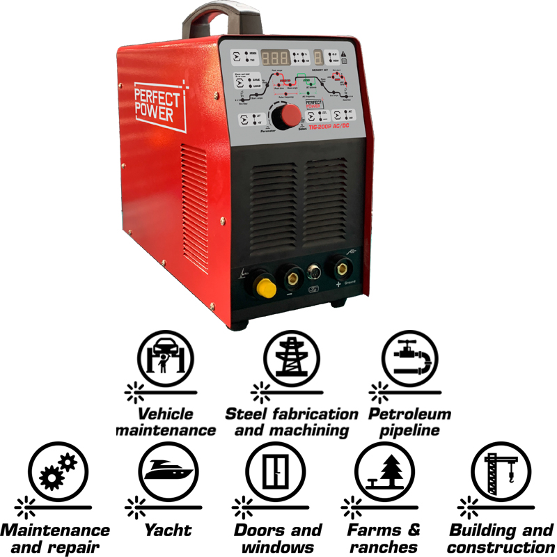TIG-315P AC DC TIG Welder IGBT Inverter AC DC TIG Welding Machine - PERFECT POWER - Welders ...