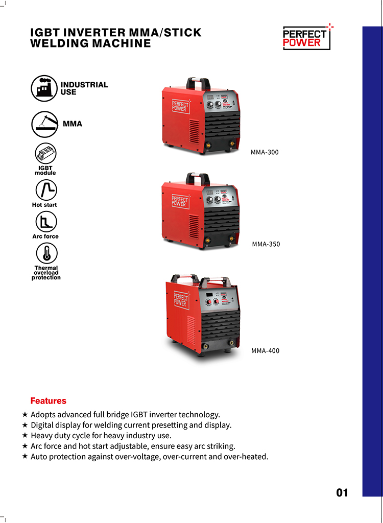MMA-400 IGBT Inverter MMA Stick Welding Machine - PERFECT POWER ...