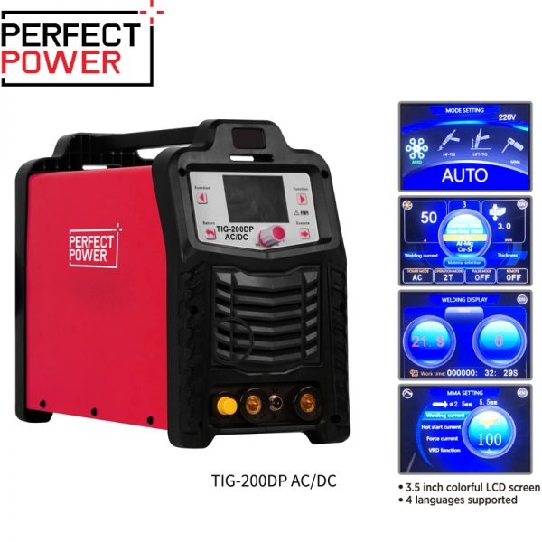TIG-200DP 110V/220V IGBT Inverter TIG AC DC Welding Machine - PERFECT POWER - Welders, Welding ...