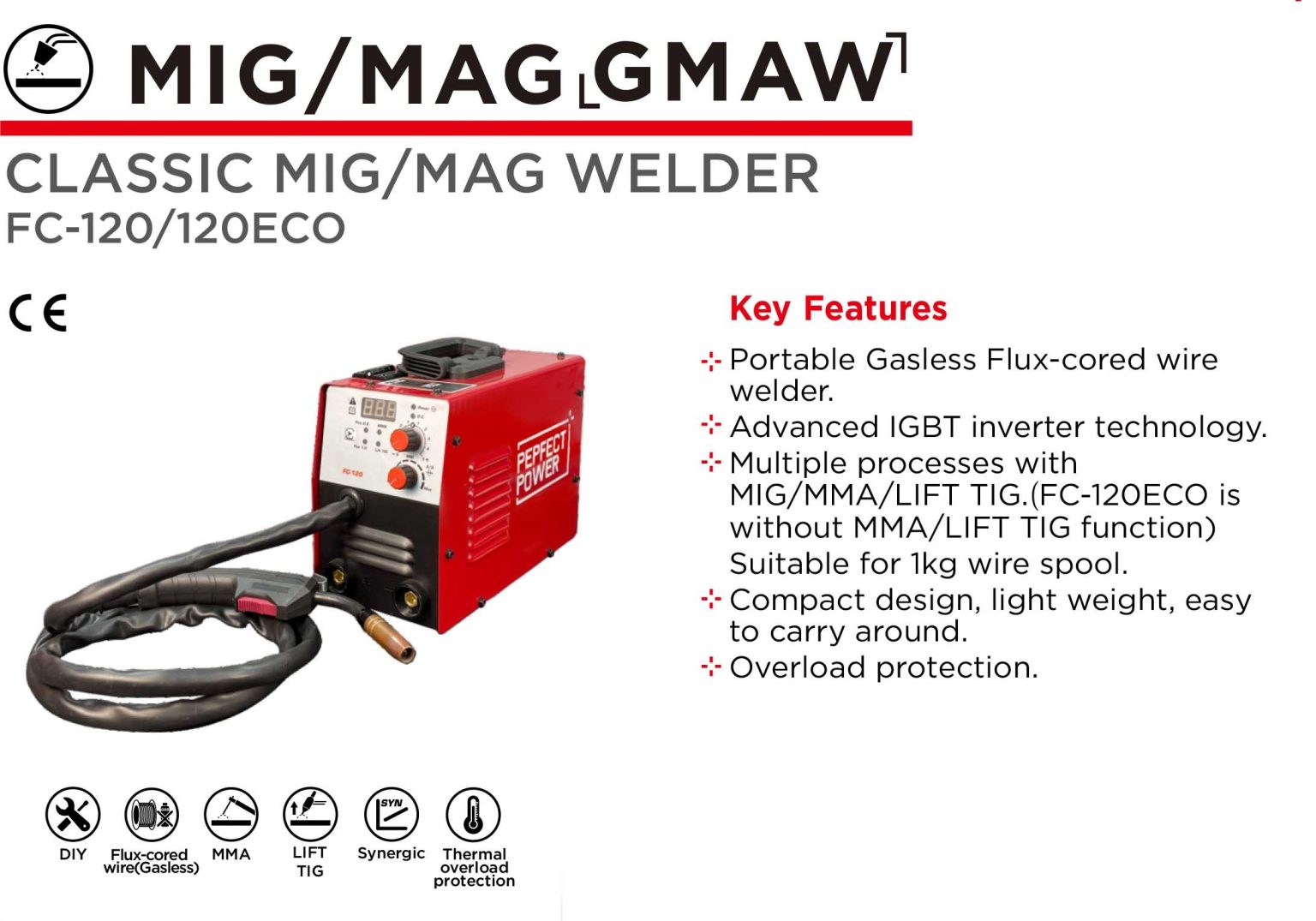 NEW Ready to Weld Machine -Multifunction 1KG Gasless Flux cored Wire ...