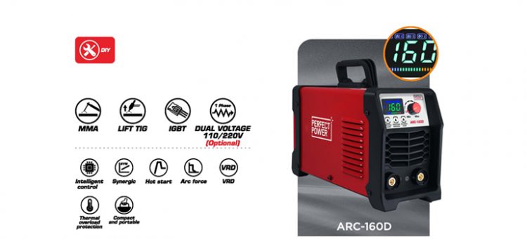 2-IN-1 Stick Welder with Lift TIG, 110V/220V 160Amp MMA ARC Welder ...