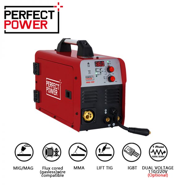 MIG-160 MIG Welder - PERFECT POWER - Welders, Welding Wire, Welding ...