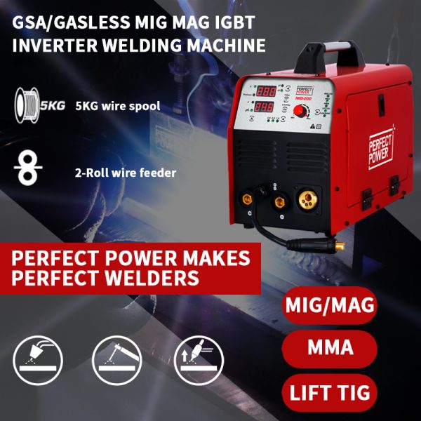 MIG-200 MIG Welder - PERFECT POWER - Welders, Welding Wire, Welding ...