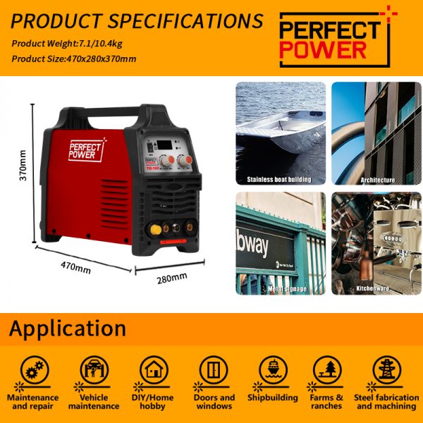 TIG-160 TIG Welder - PERFECT POWER - Welders, Welding Wire, Welding ...