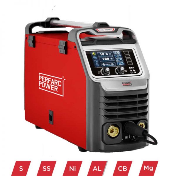 MIG-200PI MIG Welder Pulsed MIG/Double pulse MIG/Flux-Cored/TIG/Stick ...